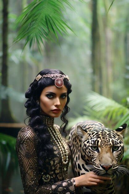 Premium Ai Image Amazing Girl With Nature