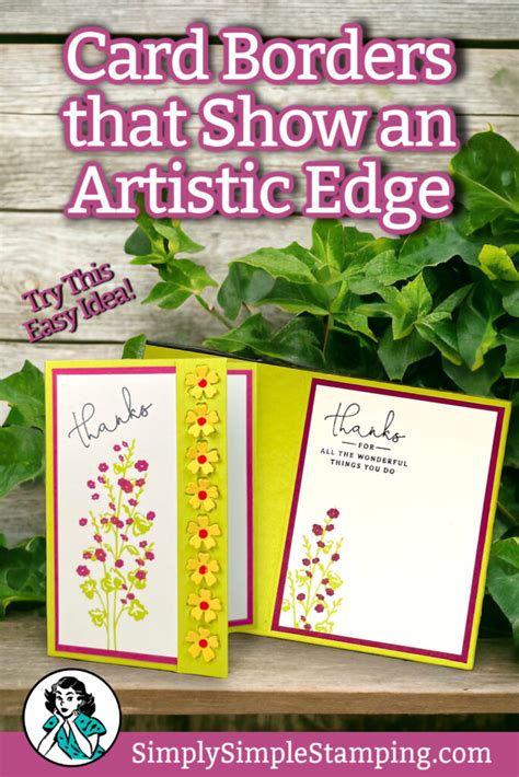 Border Design Ideas Give Your Handmade Cards An Artistic Edge