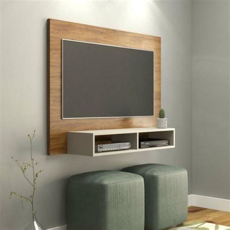 Painel para TV Até 40 Polegadas Imbuia Off White Jazz Viero Móveis