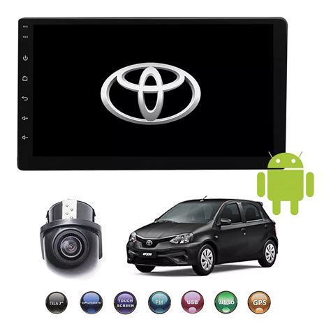 Central Multimidia Android Toyota Etios 2018 2019 2020 Com Tela Mebuscar Brasil