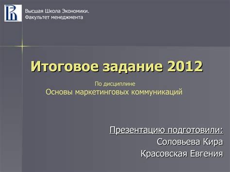 анализ 3 конкурирующих бренда в соц медиа Ppt