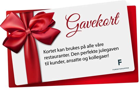 Gavekort Fra Fursetgruppen — Fursetgruppen