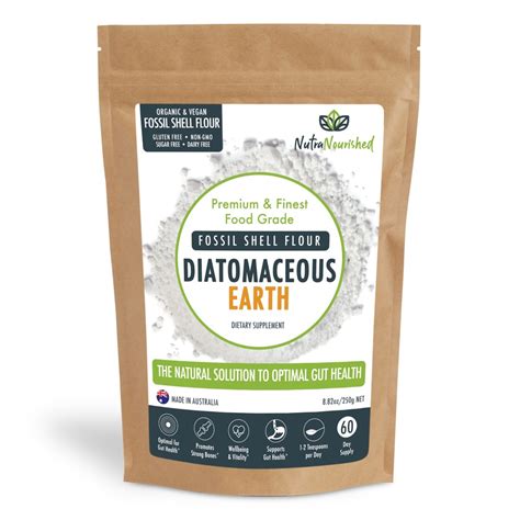 Diatomaceous Earth Fossil Shell Flour 250gm Nathan Small
