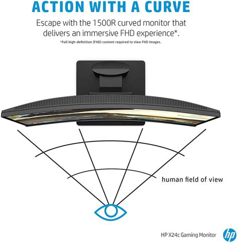 HP X24c Gaming Monitor - PanierMedia