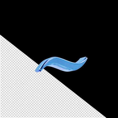 Premium Psd Ice Blue Symbol
