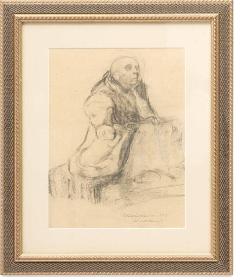 Kathe Kollwitz German 1867 1945 Collotype On Paper Ca 1943