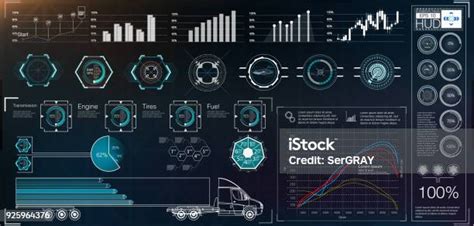 미래의 사용자 인터페이스입니다 Hud Ui입니다 추상 가상 그래픽 터치 사용자 인터페이스입니다 개념에 대한 스톡 벡터 아트 및 기타 이미지 Istock