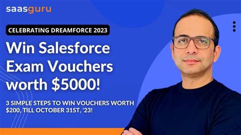 Saasguru On Linkedin Free Salesforce Certification Exam Vouchers 2023 🎟️ Celebrating…