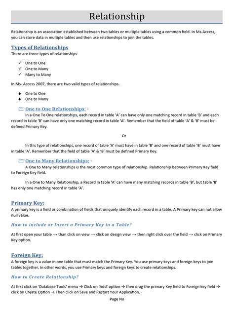 Ms Access Relationship Pdf Button Computing Password
