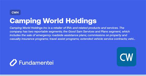 Cwh Camping World Holdings Fundamentei