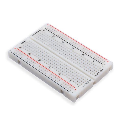 Professional Solderless Breadboard Bb400 400 Tie Points Metal