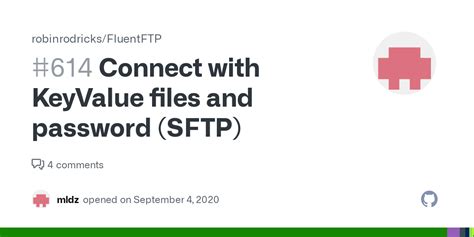 connect with keyvalue files and password sftp · issue 614