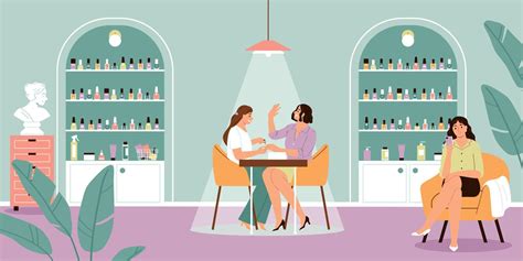 Beauty Salon Background 21855569 Vector Art At Vecteezy
