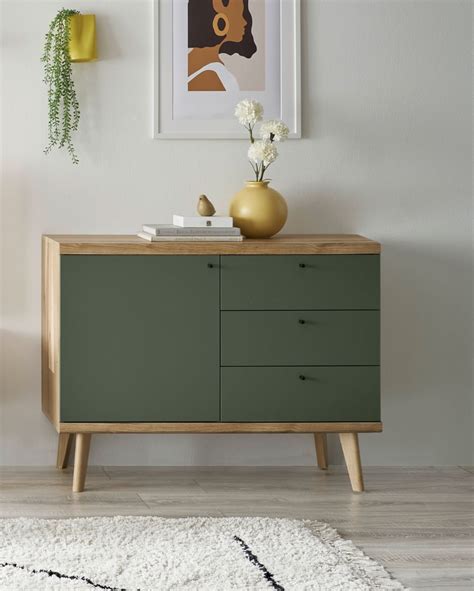 Sideboard Juna In Salbei Und Eiche Evoke 107 Cm