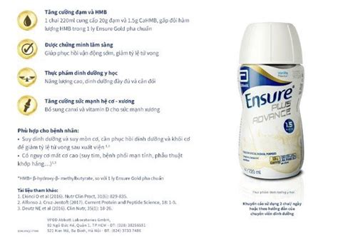 Sữa Ensure Plus Advance 220ml Thùng 30 Chai Chính Hãng 100 Shop Sữa