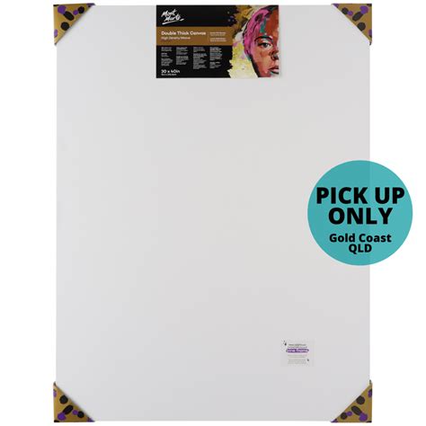 Mont Marte Canvas 76cm X 101cm Double Thick Premium Large Stretched