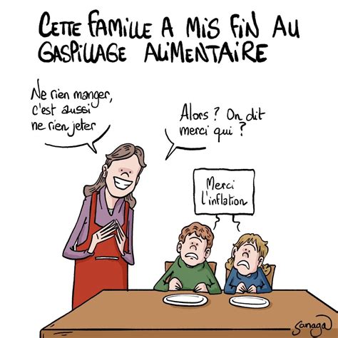 Arrêter le gaspillage alimentaire Blagues et Dessins