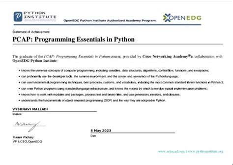 vyshnavi malladi on linkedin python learning connections cisco