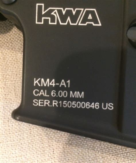 Sold Never Fielded Kwa Km Hopup Airsoft