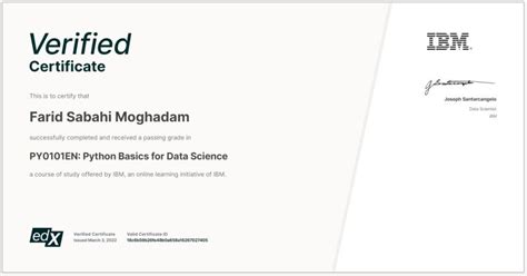 farid sabahi moghadam on linkedin ibm python data science