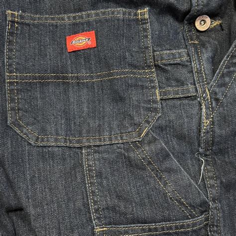 Dark Blue Vintage Dickies Overalls No Depop