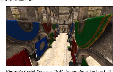 Figure 1 From Scalable Ambient Obscurance Semantic Scholar