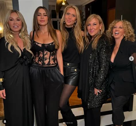 As Sofia Vergara Flashed A Black Bra Underneath The Corset She Turned