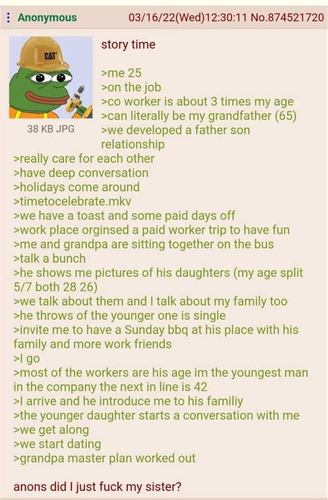 Anon Befriends An Old Co Worker Rgreentext