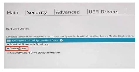 How To Erase A SSD From BIOS On Your Computer