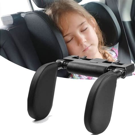 Repose Tête Voiture BIQIQI Cale Tete Enfant Voiture Noir Mousse