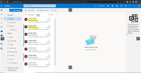 Cannot Count The Outlook Mails Using The Count Although There Are