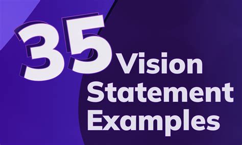 Noteworthy Vision Statement Examples Free Template