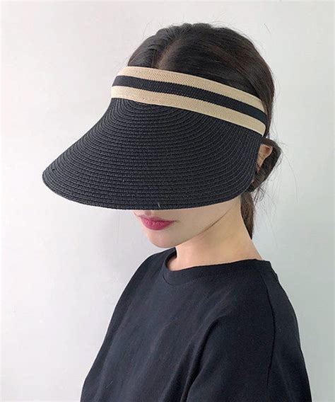 Cul（シーユーエル）の「ストローハット 日焼け防止 サンバイザー Cula587（サンバイザー）」 Wear