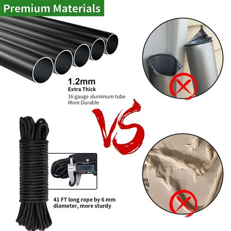 Ffily Flag Pole Kit 25 Ft Extra Thick Heavy Duty Aluminum Flagpole