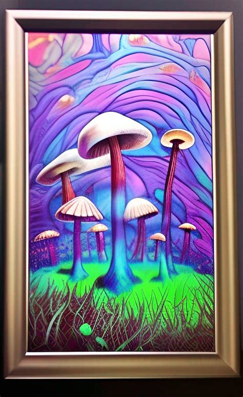 Mushroom Fantasy Aesthetic 🍄 Trippy Artificial Intelligence Art