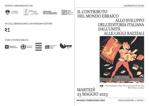Il Contributo Ebraico All Editoria Italiana Il 23 Maggio Un Convegno