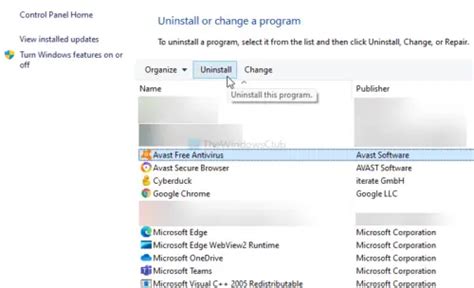 How To Uninstall Avast Antivirus From Windows