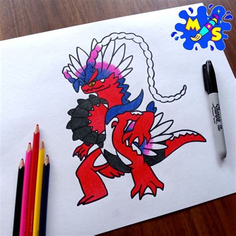 Koraidon Moose Art Drawing Tutorial Magical