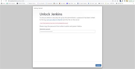 aws에 jenkins를 구축해보자 3 jenkins 초기설정