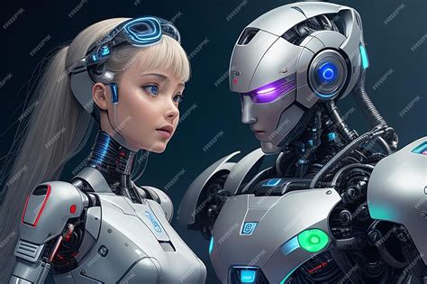 Premium Photo | Cyborg robot d render robotic process automation rpa data analysis in server ...