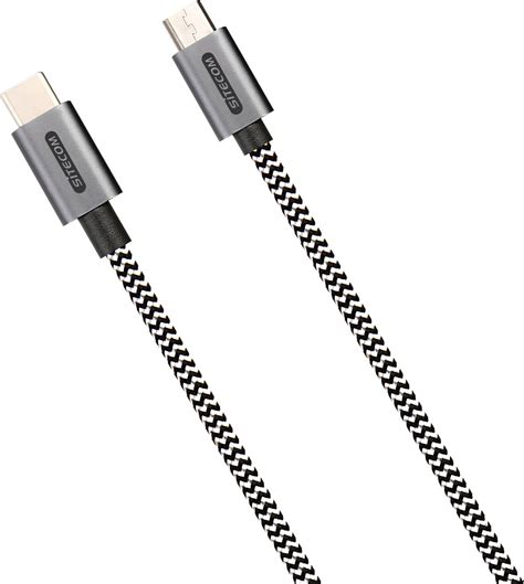 Sitecom USB C Naar Micro Usb Kabel Meter USB C Micro USB B Zwart Wit Bol Com
