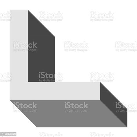 문자 및 숫자 등각측량 입방 글꼴 3d 오른쪽 아래 앞면 밝은 회색 문자 L 벡터 0명에 대한 스톡 벡터 아트 및 기타 이미지