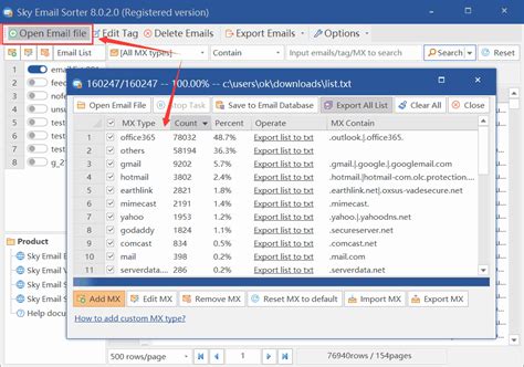 How To Use Sky Email Sorter SkyExtractor