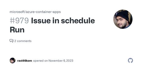 Issue In Schedule Run Issue Microsoft Azure Container Apps GitHub