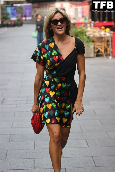 Ashley Roberts Flaunts Her Legs As She Heads Back To Work At Heart