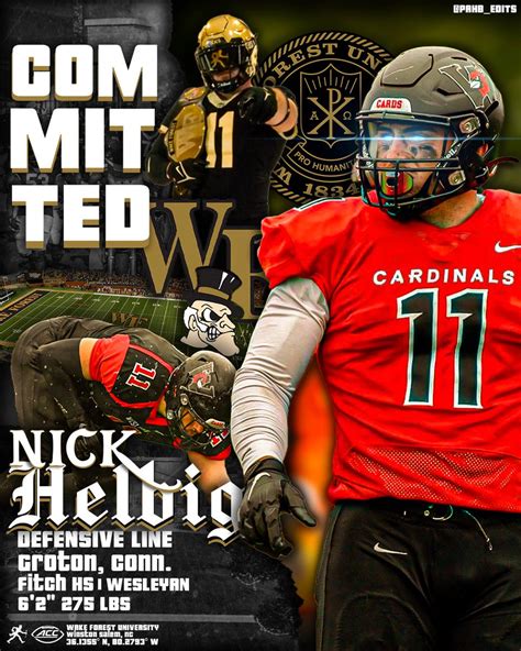 Nick Helbig On Twitter Blessed To Announce My Commitment To Wake
