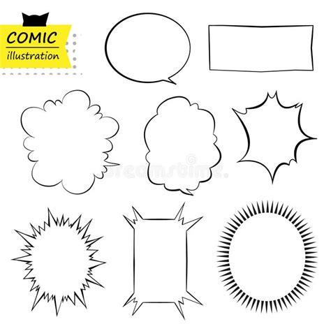 Комплект воздушного шара диалога Иллюстрация вектора иллюстрации