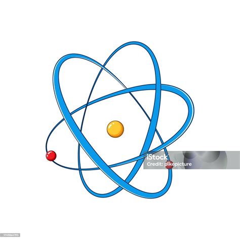 Orbit Atom Cartoon Vector Illustration Stock Illustration Download Image Now Atom Biology