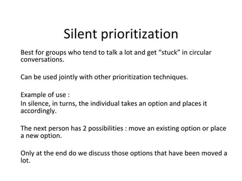 Meetup Agile Prioritisation Techniques Ppt