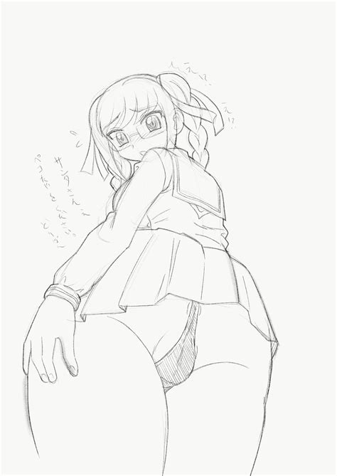 Rule 34 Asshole Asshole Behind Thong Below View Blush Danganronpa